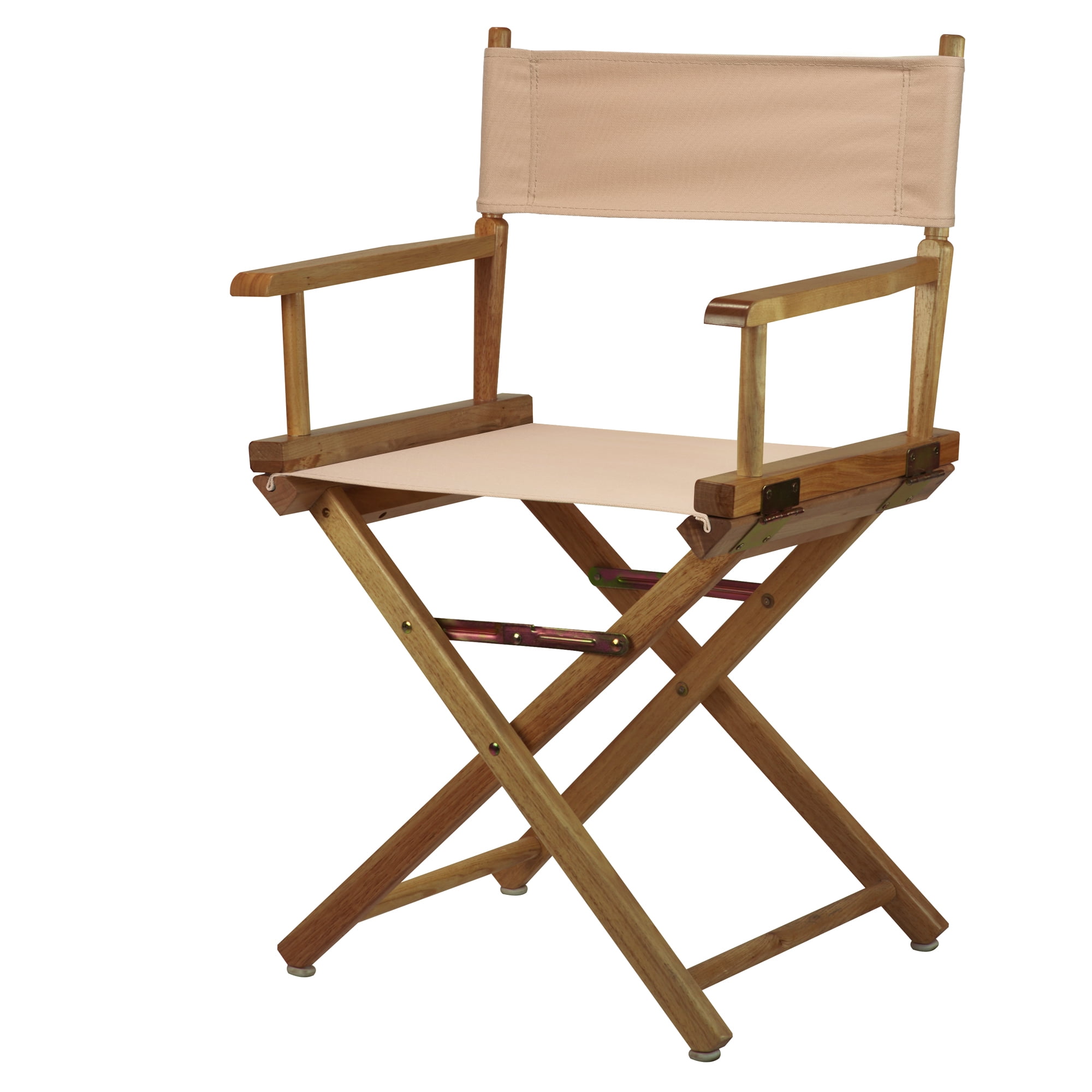 "18" Director's Chair Natural Frame-Tan Canvas" - Walmart.com