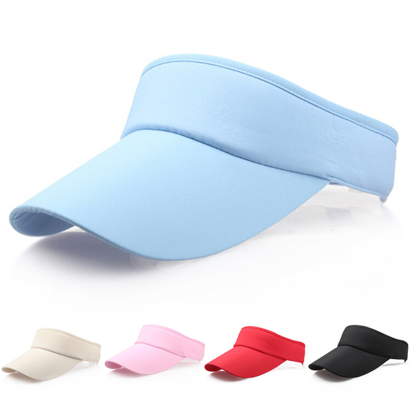 Racing Butterfly Visor Sun Plain Hat Sports Cap Colors Golf Tennis ...