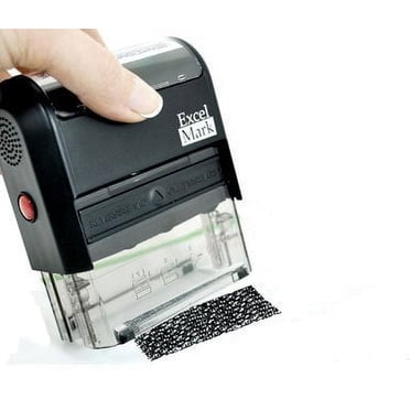 Stamp-Ever, USS8866, Pre-inked Security Block Stamp, 1 Each - Walmart.com