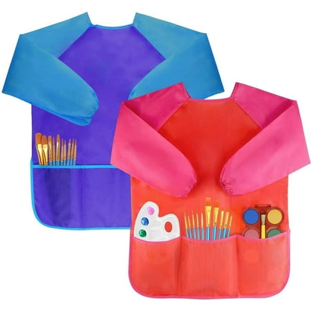 2 pieces painting aprons, children painting, work clothes, craft apron ...