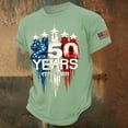 Bainana Boys Short Sleeve Graphic Tees With 250 Years USA Flag Prints ...