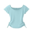 ANINEO Women Blouses Elegant Satin Blouse With Ruffle And Drawstring ...
