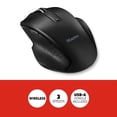Staples TECH Wireless Ergonomic Curved Optical USB Mouse Black (ST62599 ...