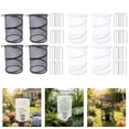 AOOOWER 4pcs Popped-up Garden Plant Covers Durability Plastic Meshes ...