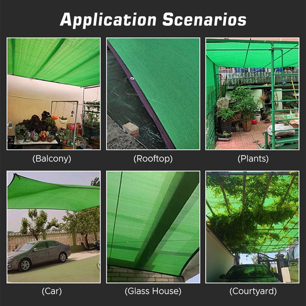 Cloth Sunblock Shade Cloth Mesh Sun Shade Tarp Plants Greenhouse Cover ...