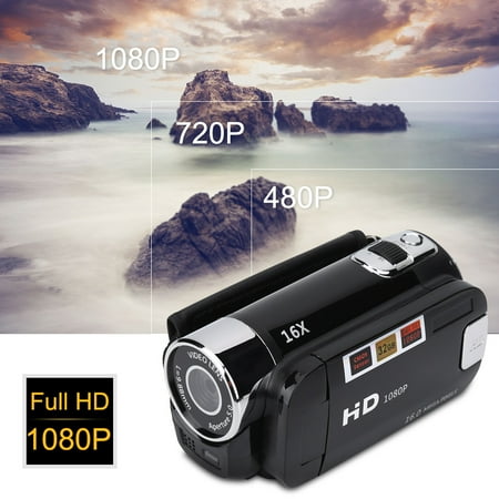 Full HD 270° Rotation 1080P 16X Camcorder FHD High Video Camera ...