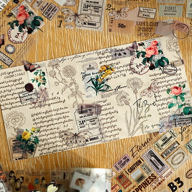 Cinta adhesiva de mariposa DIY Craft Cinta de sellado vintage Regalo ...