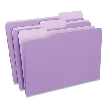 Deluxe Colored Top Tab File Folders, 1/3-Cut Tabs, Legal Size, Blue ...