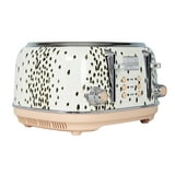 HADEN Retro Margate Poodle & Blonde 4-Slice Wide Slot Toaster, Spotted ...