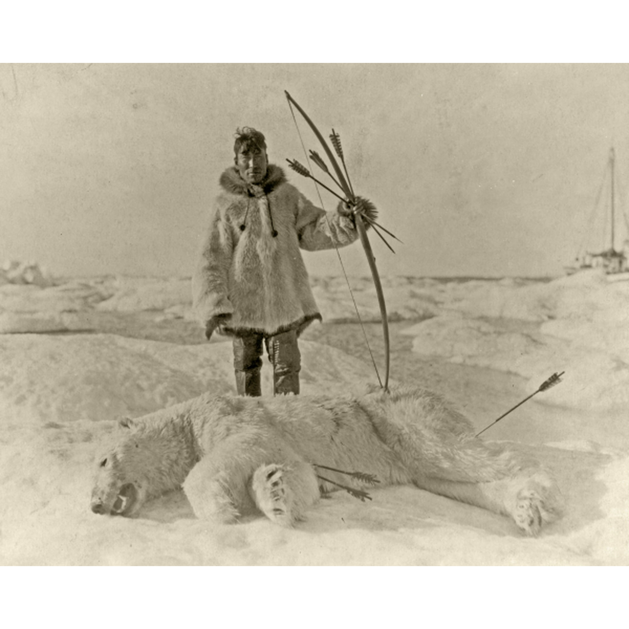 Inuit Bow And Arrow
