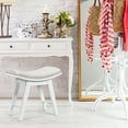 Free Shipping! Topbuy Modern Dressing Makeup Stool w/ Concave Seat ...