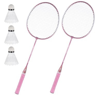 Badminton Net Outdoor Game Set - Rackets Shuttlecocks Combo No Tools ...
