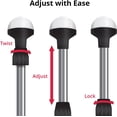Seasense Telescopic Bracket SeaSenseu00ae 50023946 - Black Telescoping ...