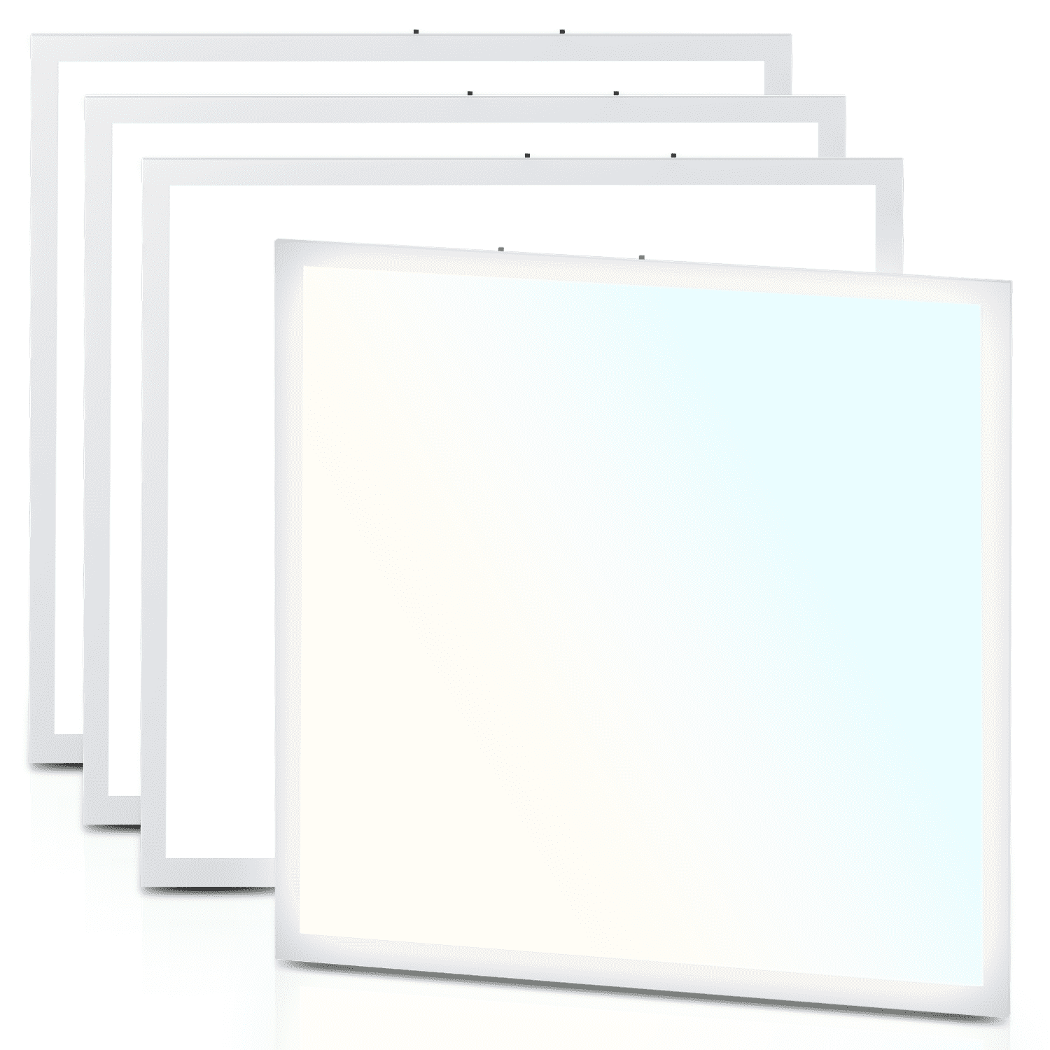 Mollie 4Pack 2x2 LED Flat Panel Light, Dimmable Drop Ceiling Light ...