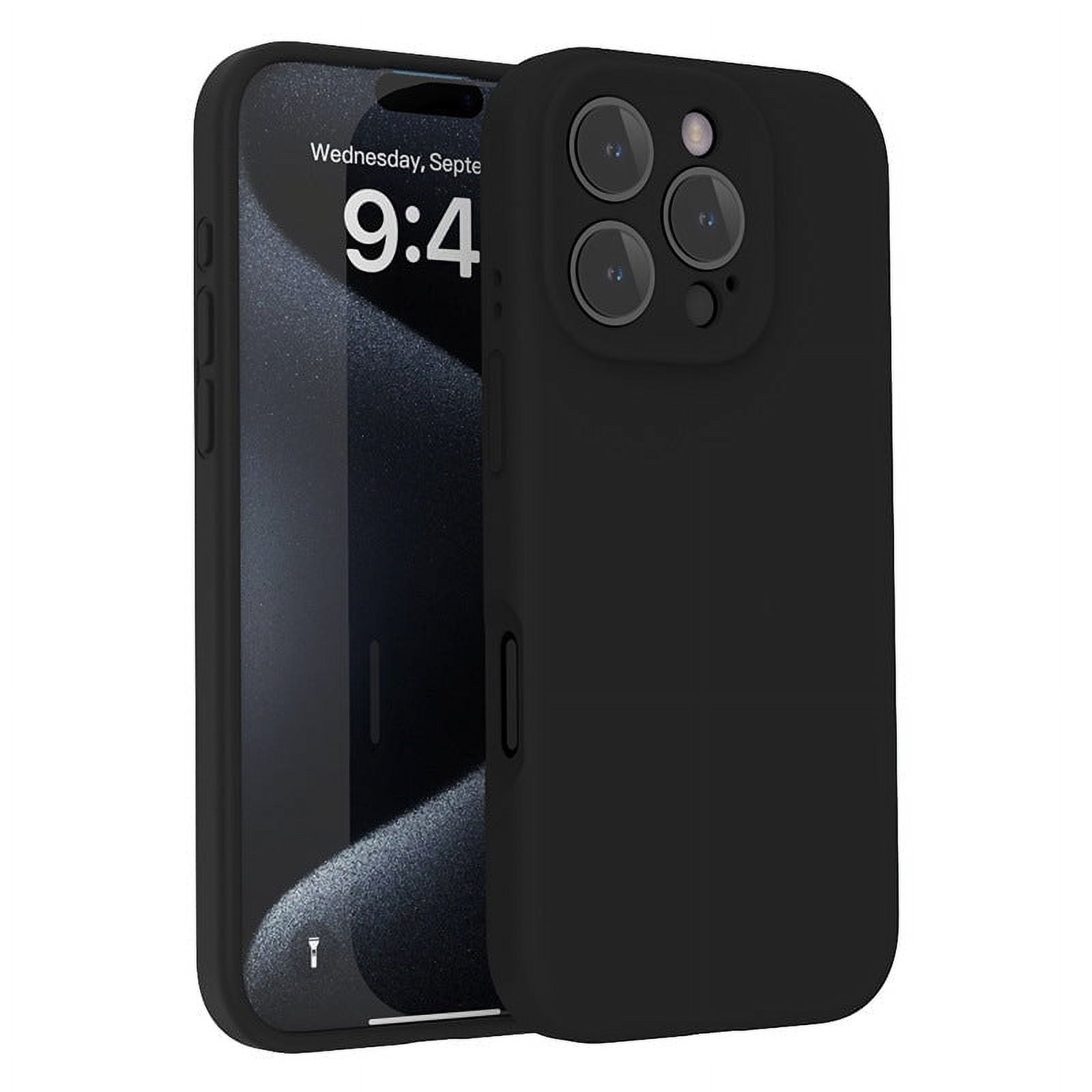 Click here for Pandaco Soft Shell Matte Black Case For Iphone 16... prices