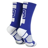 Custom Team Number Crew Socks | Athletic Socks by ChalkTalk SPORTS ...