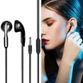 Wired Headset Earphones In Ear Headphones With Microphone 35mm Wired ...