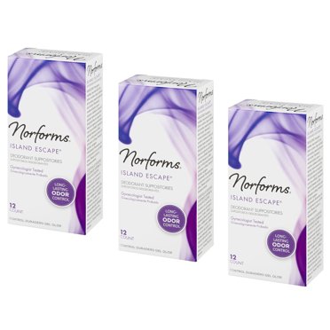 Norforms Suppositories Island Escape 12 Each - Walmart.com