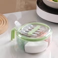 JWQFBC Clear Spice Container Easy to Pristine Transparent Seasoning ...