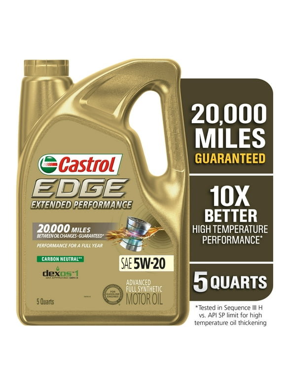 Castrol EDGE Extended Performance in Castrol Oil - Walmart.com