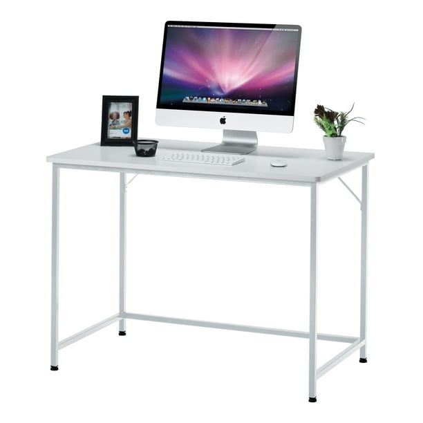 Fineboard 39" Home Office Computer Desk Writing Table, White - Walmart.com
