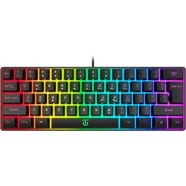 GAMEPOWER Suki TKL Wired Mechanical Gaming Keyboard, Programmable Macros RGB Lighting ...