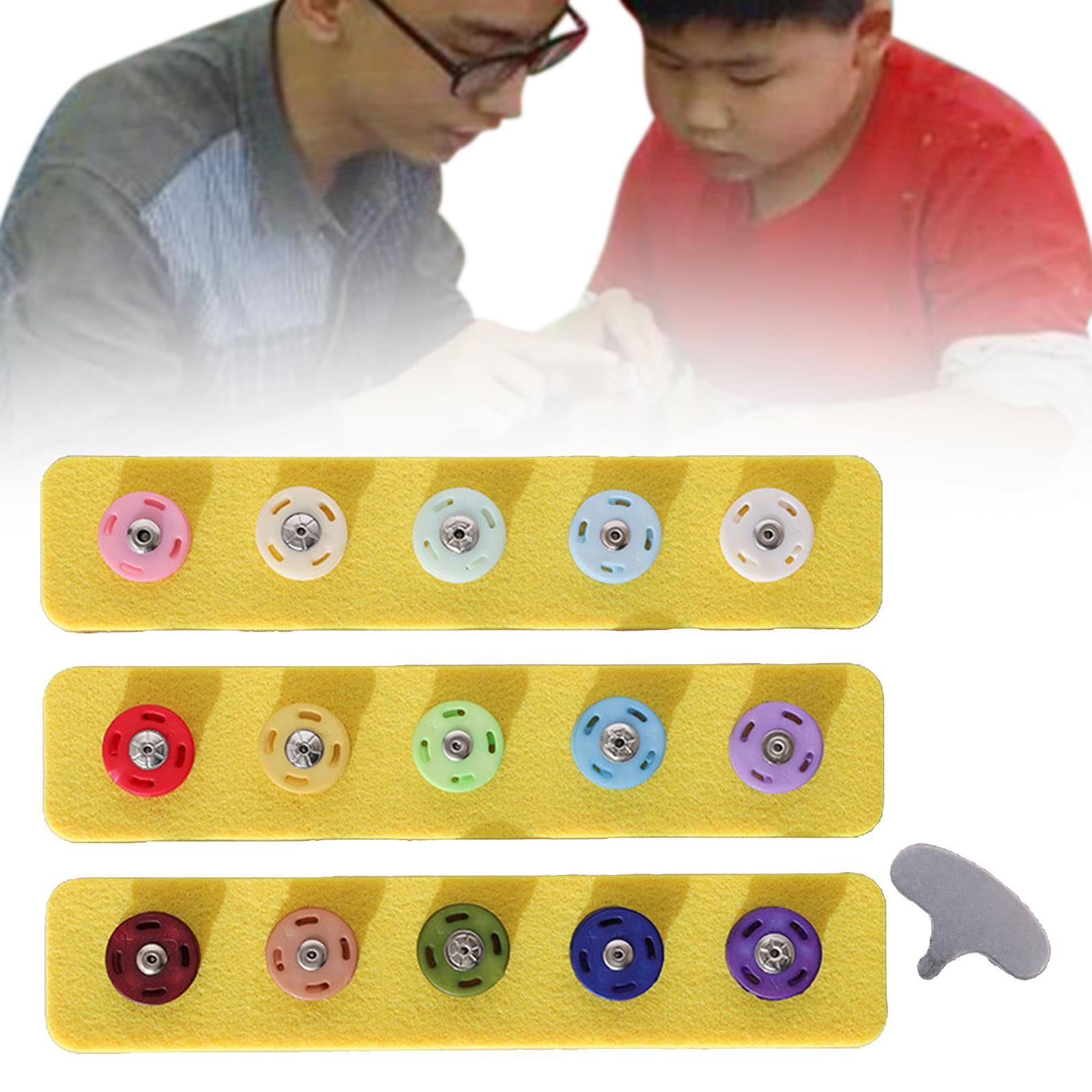 Tablero de actividades Montessori con botones para combinar habilidades ...