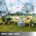 VEVOR Garden Dome 9.5ft - Geodesic Dome with PVC Cover and Garden Dome ...