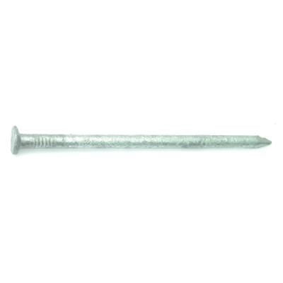20d 4" Hot Dip Galvanized Steel Smooth Shank Common Flat Head Nails (35 ...