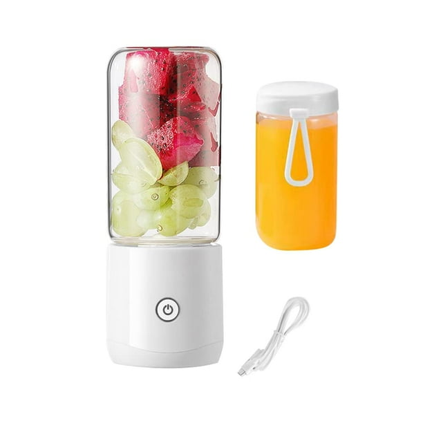 Mini exprimidor inalámbrico de 380 ml, exprimidor de frutas y verduras ...