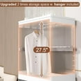 NUNET 2x38G Foldable Stackable Wardrobe Storage Cabinet Collapsible ...