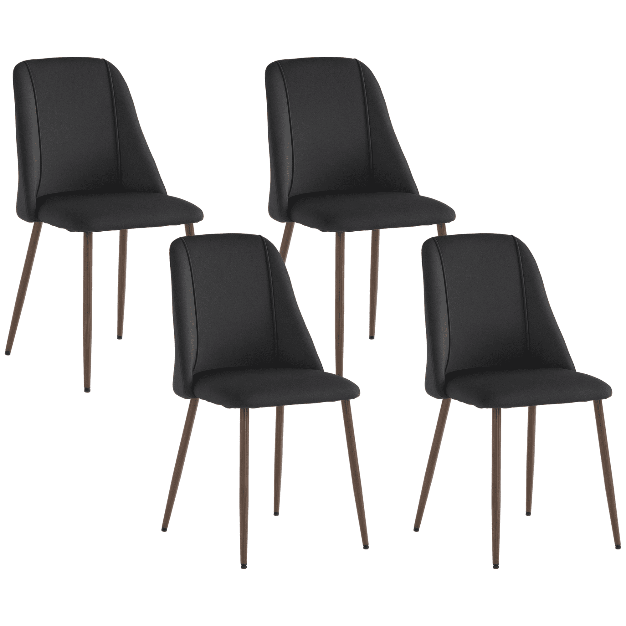 Click here for Homcom Dining Chairs Set Of 4  Accent Chair With V... prices