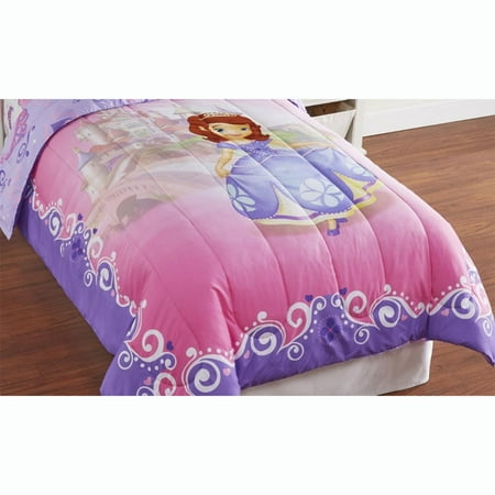 Disney Sofia the First Twin Bed Comforter Princess in Training Bedding - Walmart.com