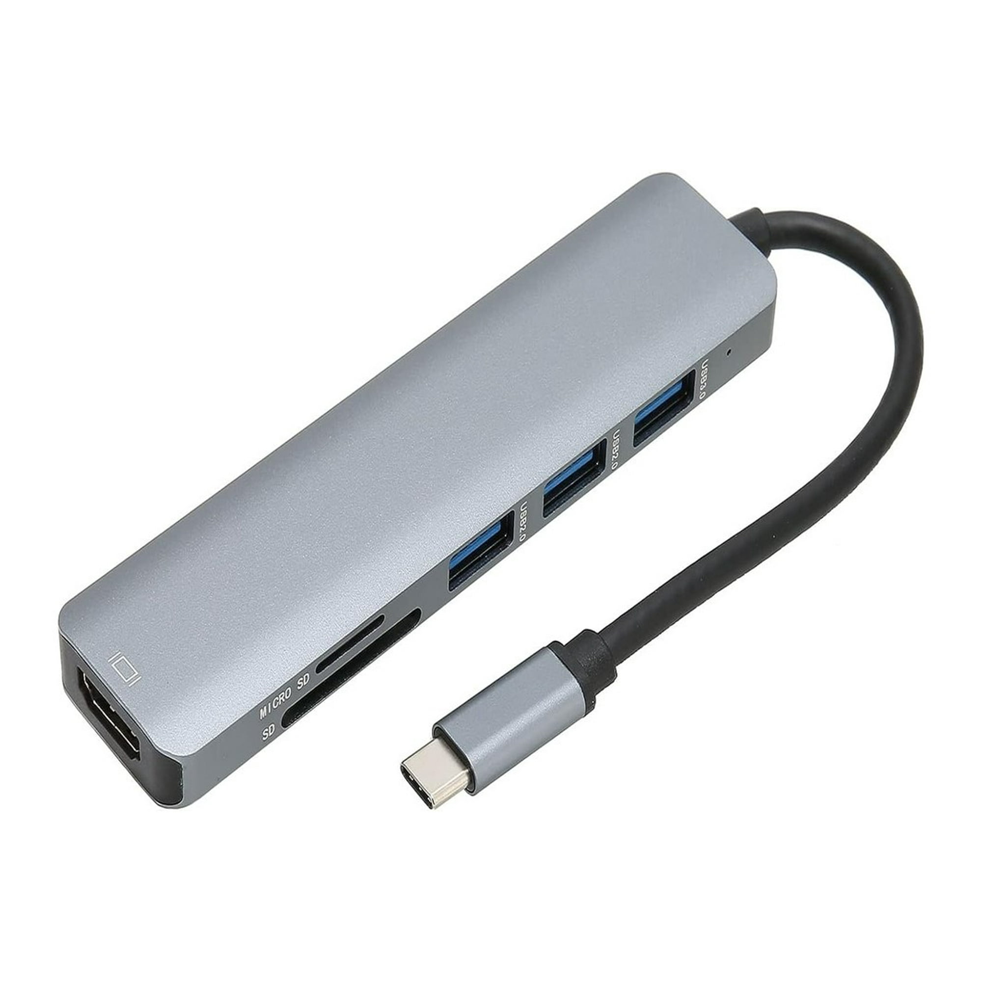 Adaptador Usb Hub Hdmi Tipo C 3 X Usb 3.0 6en1 generico | Lider.cl