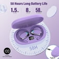 Open Ear Earbuds, Bluetooth 5.4 Headphones, HD Stereo Bass Wireless ...