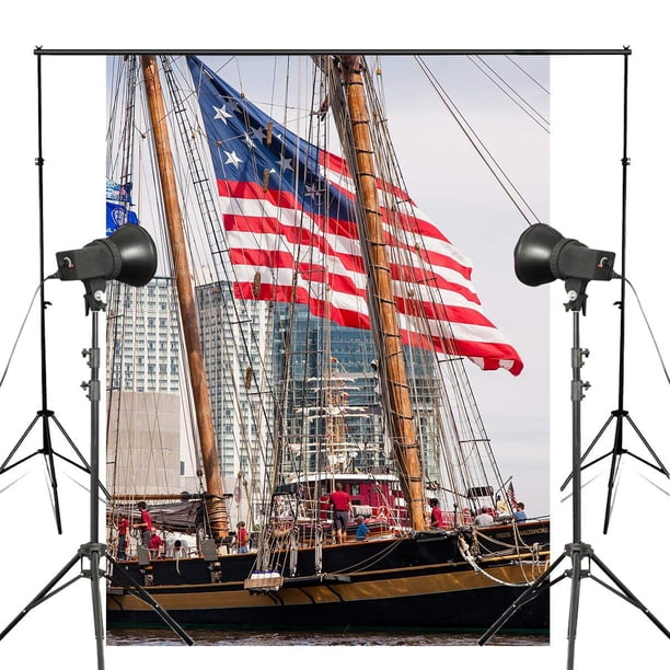 BSDHOME Polyester Tall Ships Photography Background Studio Props Wall ...