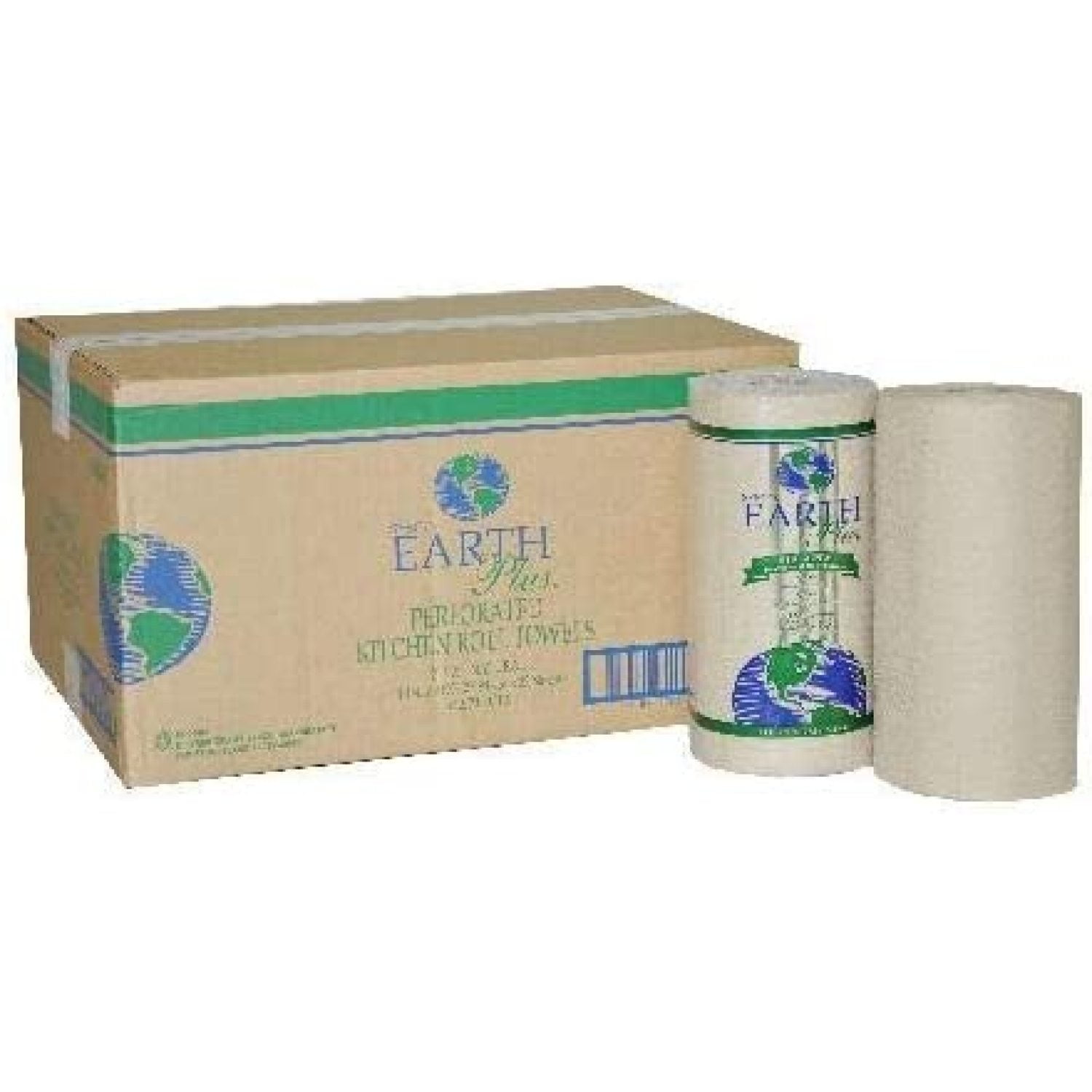 Kitchen Paper Towels, 2-ply, 210 Sheet Jumbo Roll, Natural 100% ...