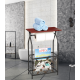 Bathroom Table - Toilet Tissue Paper Holder Stand Rack - Magazine ...
