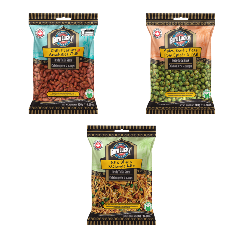 Click here for Gurulucky - 3 Assorted Snack Pack [chili Peanuts... prices