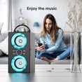 Portable Bluetooth Speaker with TWS, Lights, Remote Control and Phone ...