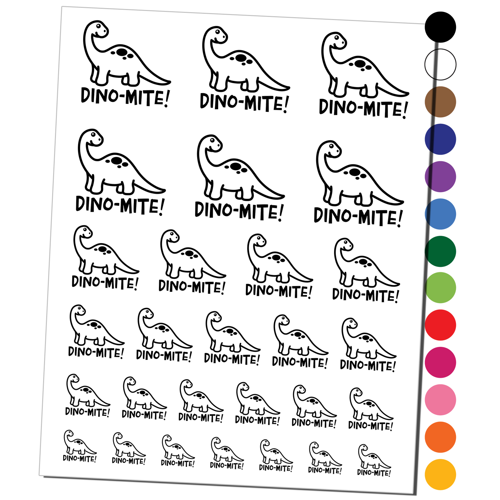 Dino-mite Dynamite Dinosaur Teacher School Recognition Water Resistant ...