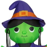 Airblown Inflatables Cute Witch Scene - Medium - Walmart.com