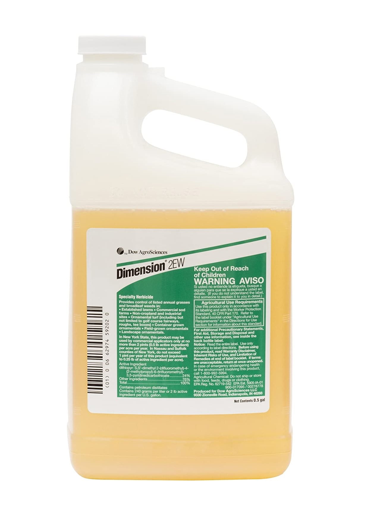 Dimension 2EW Herbicide - Controls Broadleaf and Grassy Weeds - 64 fl ...