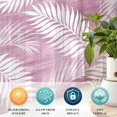 Blush Fronds Sheer Curtains 84 Inch Long 2 Panels, Rustic Rose Pink ...