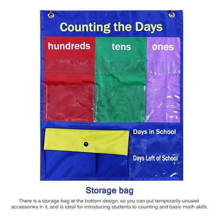 Days Counting Pocket Chart School Days Counting Activity Caddie Pocket ...