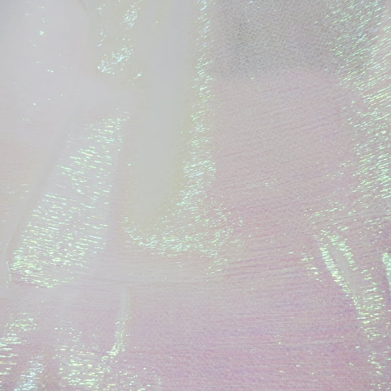 Iridescent White Fabric