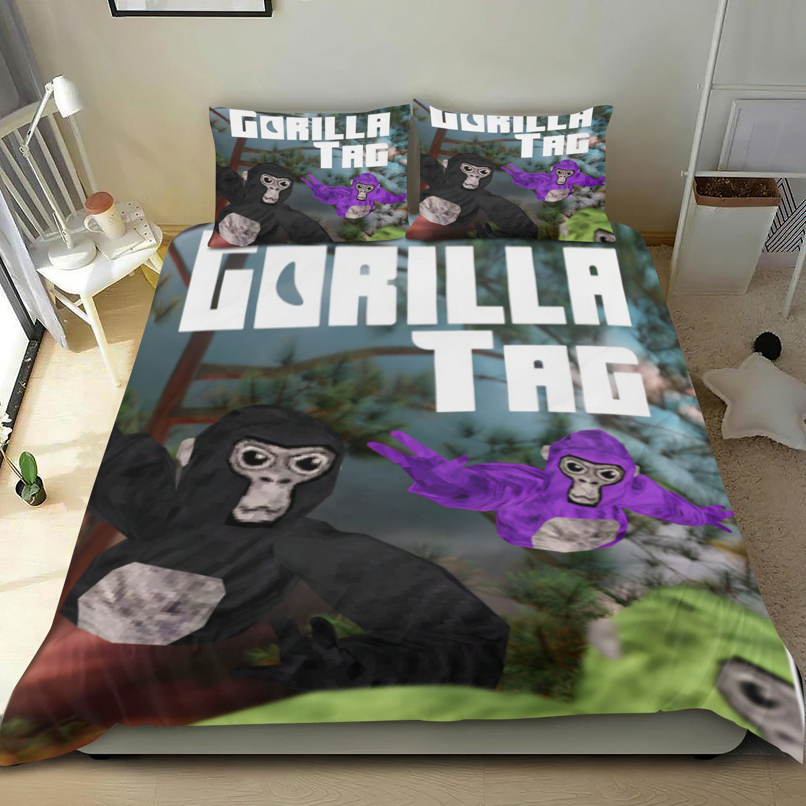 Click here for Chunyingliu Gorilla Tag Vr Down Duvet Cover Gift F... prices