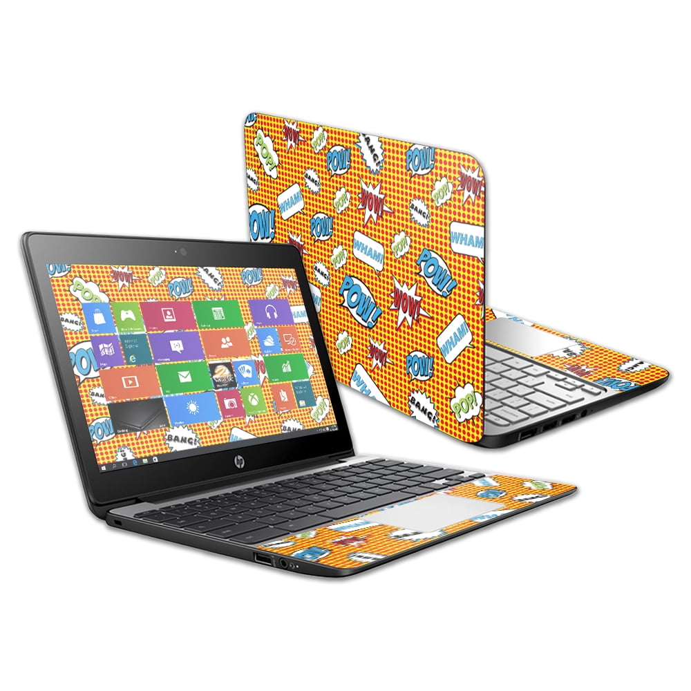 Skin Decal Wrap Compatible With HP Chromebook 11 G5 11.6" Pop Art ...