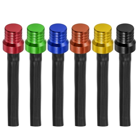 6pcs Universal Motorcycle Gas Fuel Tank Cap Air Vent Hose Breather One ...