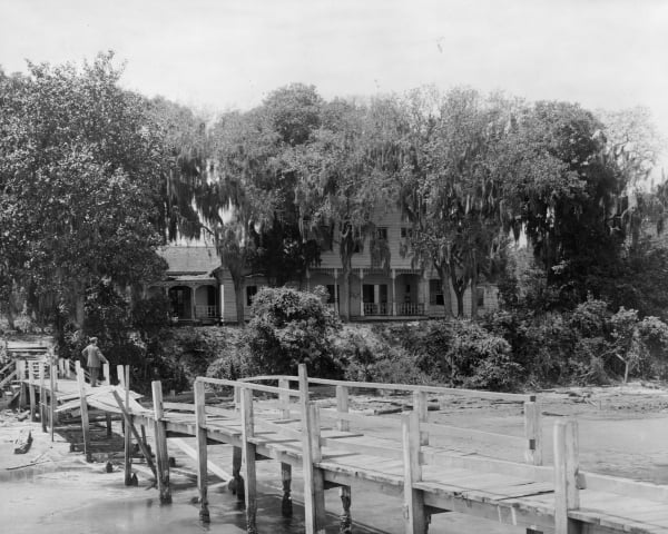 Print: Ruins Of Old Boat Landing Compte De Tallyrand Villa, 1910 ...